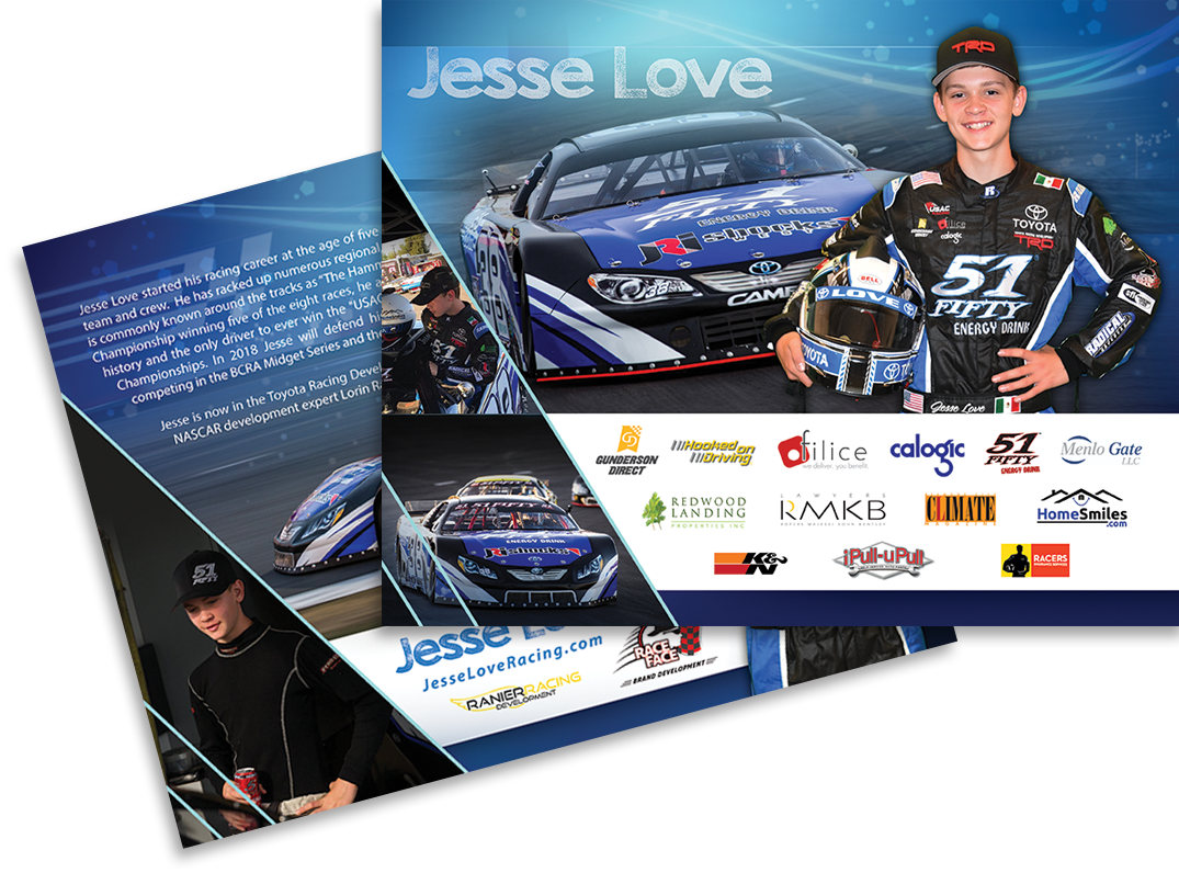 Hero Cards Race Face Brand Development